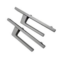 China Metal Body Sliding Door Handle with Integrated Lock Case Design Universal for sale