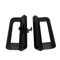 China Engineering Plastic Sliding Door Handle with Integrated Knob Locking Mechanism for sale