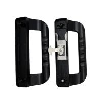 China Engineering Plastic Sliding Door Handle with Integrated Knob Locking Mechanism for sale