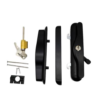 China Dual Locking Mechanism Sliding Door Lock with Zinc Alloy Body Accessory Set for sale
