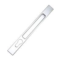 China Die Cast Flush Mounted Sliding Door Lock Handle with Standard Cutout Dimensions for sale