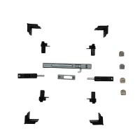 China Complete Aluminum Profile Hardware System for Three Slide Screen Windows for sale