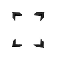 China Inner Frame Engineering Plastic Corner Bracket Right Angle for Hidden Mesh Window for sale