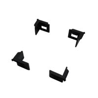 China Inner Frame Engineering Plastic Corner Bracket Right Angle for Hidden Mesh Window for sale