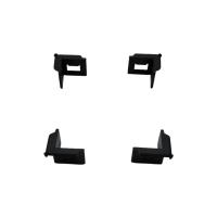 China Inner Frame Engineering Plastic Corner Bracket Right Angle for Hidden Mesh Window for sale