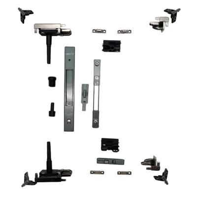China Hidden Mesh Hardware System Drive Lock Box Handle Bracket for Screen Window for sale