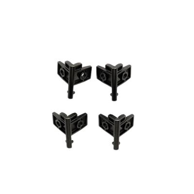 China Outer Frame High Strength Engineering Plastic Corner Bracket for Hidden Mesh Screen Window for sale