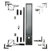 China Flat Aluminum Alloy Pocket Lock Recessed Design Hardware for Screen Window for sale