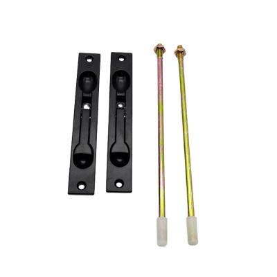China Interlocking Top Bottom Door Latch For Aluminum Alloy Swing Doors / Screen Doors for sale