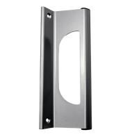 China Surface Mounted Sliding Door Lock with Ergonomic Tubular Handle Aluminum Alloy for sale