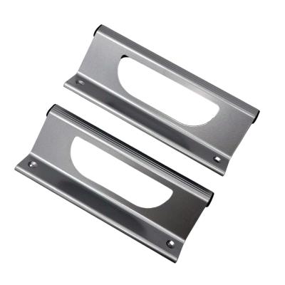 China Surface Mounted Sliding Door Lock with Ergonomic Tubular Handle Aluminum Alloy for sale