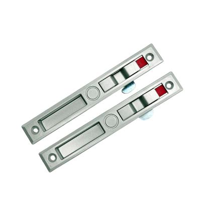 China High Density Aluminum Alloy Sliding Window Hook Lock with Red Green Status Indicators for sale