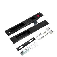 China Aluminum Alloy Sliding Window Hook Lock with Red Green Status Indicators Universal Fit for sale