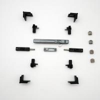 China Hardware Kit for 3-Panel Sliding Screen with Concealed 2&3-Panel Hook Lock for sale