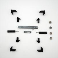 China Hardware Kit for 3-Panel Sliding Screen with Concealed 2&3-Panel Hook Lock for sale