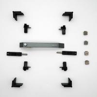 China Hardware Kit for 3-Panel Sliding Screen with 3-Panel Handle for sale