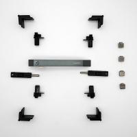 China Hardware Kit for 3-Panel Sliding Screen with 3-Panel Handle for sale