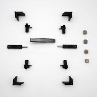China Hardware Kit for 3-Panel Sliding Screen with Straight Type 3-Panel Password Lock for sale