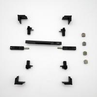 China Hardware Kit for 3-Panel Sliding Screen with Concealed 3-Panel Lock for sale