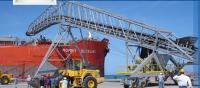 China Fixed Continental Conveyor Belt Cotton Polyester Canvas Telescopic Truck Loading Conveyor for sale