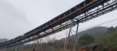 China Automatic Moving Inclined Aggregate Conveyor Belt Long Distance Mining Ore Sand for sale