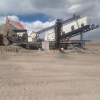 China Used Mobile Crusher Machine PF1010 60 TPH for sale