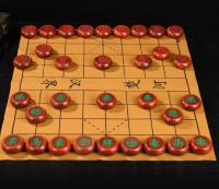 China Rectangular Wooden Chinese Chess For 12+ Age  Beautiful Design And Customization Option for sale