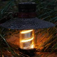 China Black LED Camping Light Outdoor Waterproof FOR Tent Camping Flashlight Lantern for sale