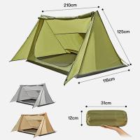 China Outdoor Shelter Tent Lightweight Professional Mountaineering 1 Person Trekking Pole Tent for sale