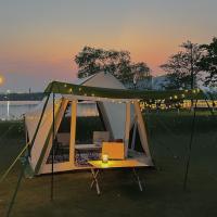 China Cheermore Camping Inflatable Tents 4-6 Person Camping Tents With Rainfly for sale