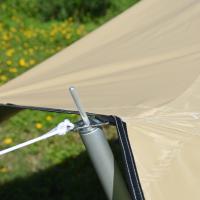 China Outdoor Hexagonal Butterfly Portable Camping Sun Canopy Picnic Sun Protection Rain Shelter Sandy Beach for sale