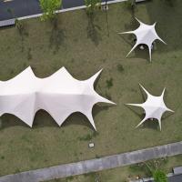 China Genting Wanzhong Mountain Type Three Peaks Largest Canopy Tent Dome Single Twin Peaks Lotus Canopy for sale