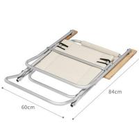 China Outdoor Folding Beach Chair Aluminum Alloy Heightened British Military Chair for sale