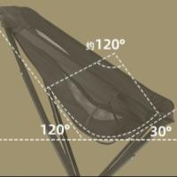 China Portable Camping Moon Chairs For Adults 5 Seconds Folding Hiking Fishing Outdoor Rotation for sale