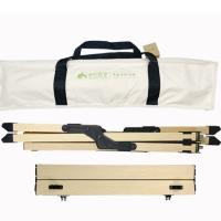 China Aluminum Alloy Roll Up Camping Table / Eggroll Table 36 Inches X 36 Inches X 30 Inches for sale