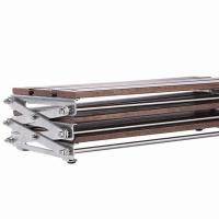 China Portable Outdoor Desktop Folding Shelves For Camping Multi Layer Storage Racks for sale