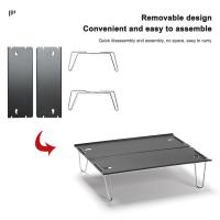 China Aluminum Plate Small Low Folding Camping Table Outdoor Aluminum Alloy Ultra Light for sale