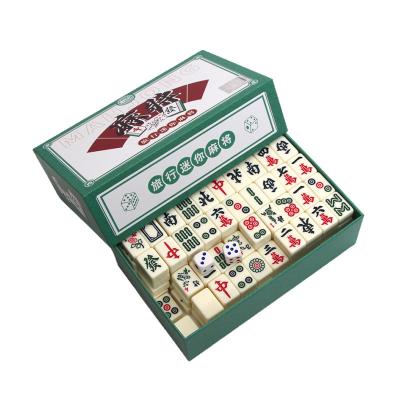 China Mahjong Small Size Puzzle Chess Mini Portable Travel Internet Celebrity Dormitories for sale