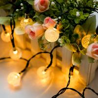 China LED Solar Fun Camping String Lights Outdoor Waterproof Courtyard Atmosphere Light for sale