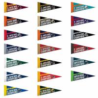 China Felt Triangle Flag Club Camping Advertising Flag Felt Cloth Flag for sale