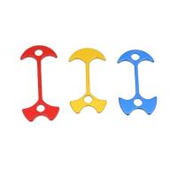 China Aluminum Alloy Fishbone Tent Anchors Bolt Outdoor Camping Windproof Fixing Nail for sale