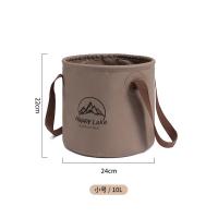 China Outdoor Camping Folding Bucket Easy to Carry Reinforced Handle Water Bucket Large for sale