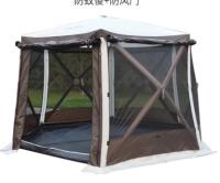 China Outdoor foldable hexagonal single - door quick - open picnic tent for sale