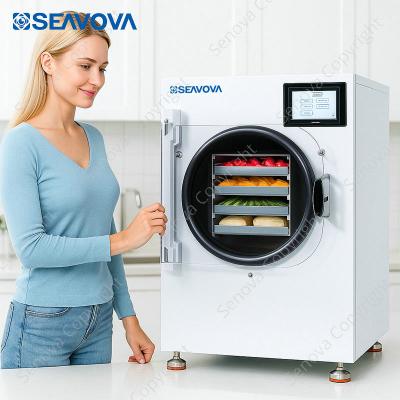 China 8Kg Commerial Lyophilizer Senova Biotech Home Food Freeze Dryer NovaDryer-HF600 for sale