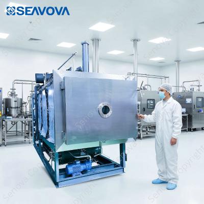 China 75kg/Batch Freeze Drying Equipment 8m2 Lyophilizer Pharmaceutical for sale