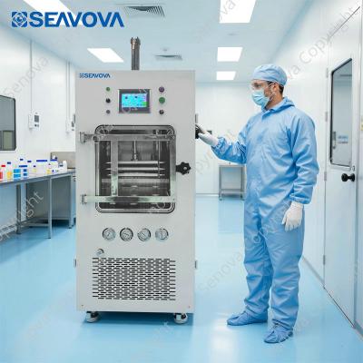 China 2Kg Pilot Freeze Dryer Stainless Steel 2L Lab Scale Lyophilizer for sale