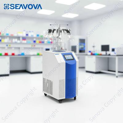 China Senova Biotech Vertical Freeze Dryer 4Kg AC220V Laboratory Lyophilizer for sale