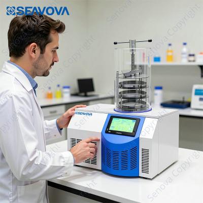 China -60C 3Kg Benchtop Laboratory Lyophilizer Benchtop Freeze Dryer 110V 60Hz for sale