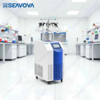 China 8 Port Manifold Gland Lab Freeze Dryer -60C 6Kg Laboratory Lyophilizers for sale