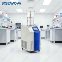 China 6Kg/Batch Vertical Freeze Dryer -60C Lyophilization Laboratory for sale